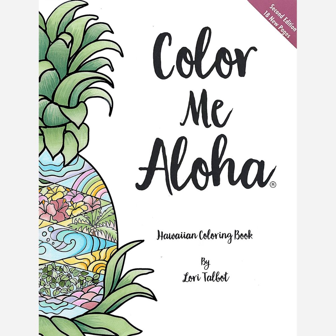 Color Me Aloha: Hawaiian Adult Coloring Book – Zippy's Restaurants